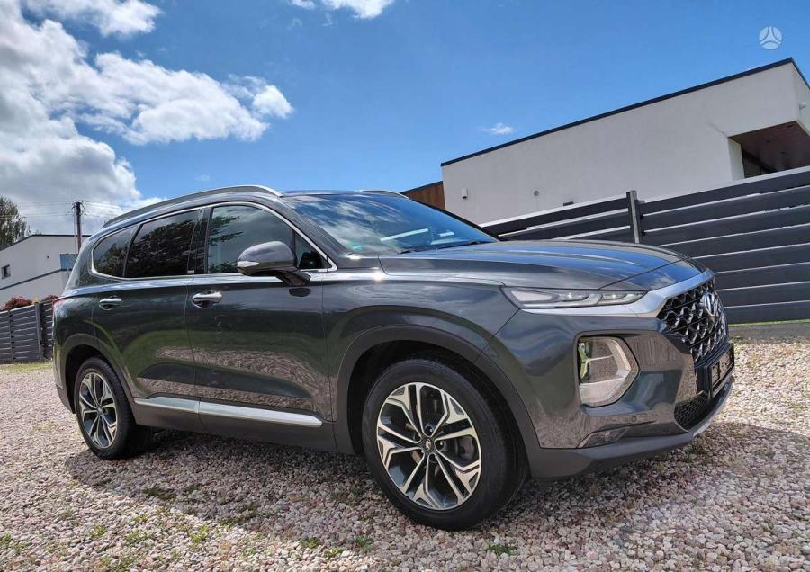 Pelēks Hyundai Santa Fe 2020 Vilkaviškis, ar dzinēja tilpumu 2.20 L un nobraukumu 78 tūkst. km par 20800 €, foto 16 vietnē AUTOMOTO.COM.LV
