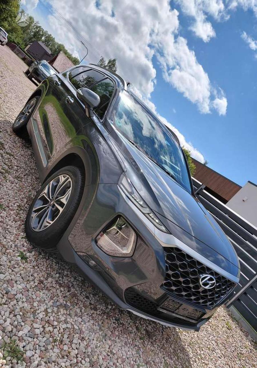 Pelēks Hyundai Santa Fe 2020 Vilkaviškis, ar dzinēja tilpumu 2.20 L un nobraukumu 78 tūkst. km par 20800 €, foto 17 vietnē AUTOMOTO.COM.LV