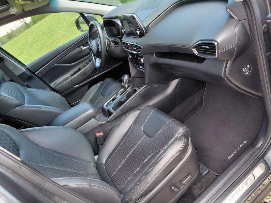 Pelēks Hyundai Santa Fe 2020 Vilkaviškis, ar dzinēja tilpumu 2.20 L un nobraukumu 78 tūkst. km par 20800 €, foto 37 vietnē AUTOMOTO.COM.LV