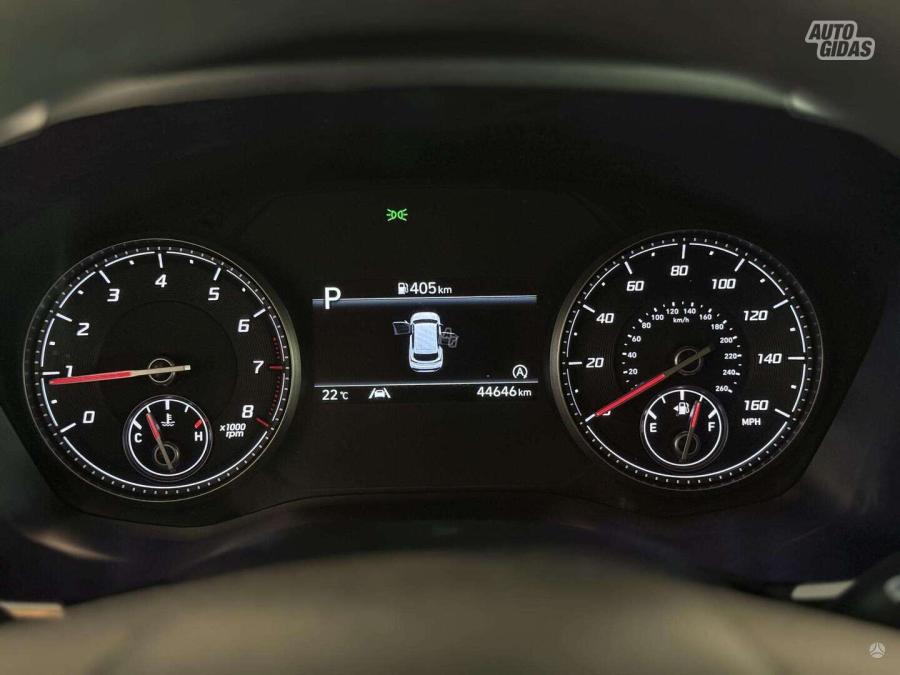 Grey Hyundai Santa Fe 2021 in Klaipeda, with an engine capacity of 2.50 L and mileage of 44 thousand km for 22750 €, photo 14 on AUTOMOTO.COM.LV