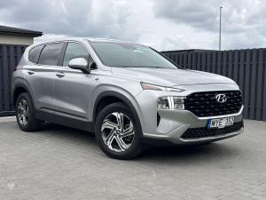 Pelēks Hyundai Santa Fe 2021 Klaipėda, ar dzinēja tilpumu 2.50 L un nobraukumu 45 tūkst. km par 23500 €, foto  vietnē AUTOMOTO.COM.LV
