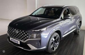 Grey Hyundai Santa Fe 2021 in Siauliai, with an engine capacity of 2.15 L and mileage of 123 thousand km for 29500 €, photo 3 on AUTOMOTO.COM.LV