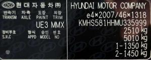 Grey Hyundai Santa Fe 2021 in Siauliai, with an engine capacity of 2.15 L and mileage of 123 thousand km for 29500 €, photo 40 on AUTOMOTO.COM.LV
