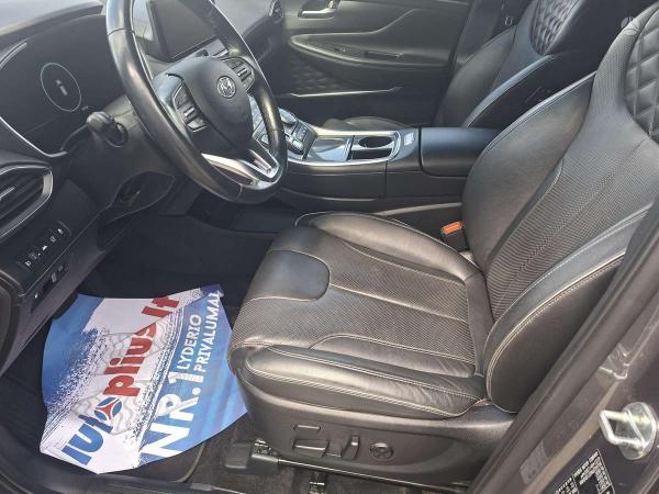 Pelēks Hyundai Santa Fe 2022 Viļņa, ar dzinēja tilpumu 1.60 L un nobraukumu 85 tūkst. km par 26500 €, foto 10 vietnē AUTOMOTO.COM.LV