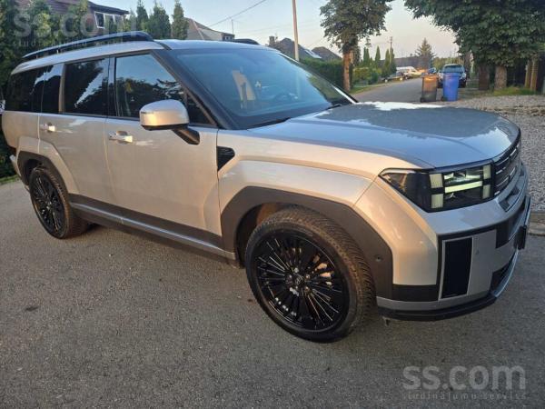 Hyundai Santa Fe 2024 Rīga vietnē Pelēks Hyundai Santa Fe 2024 Rīga, ar dzinēja tilpumu 1.60 L un nobraukumu 13 tūkst. km par 42000 €, foto 6 vietnē AUTOMOTO.COM.LV