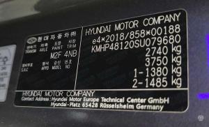 Grey Hyundai Santa Fe 2025 in Siauliai, with an engine capacity of 1.60 L and mileage of 58 thousand km for 46900 €, photo 41 on AUTOMOTO.COM.LV