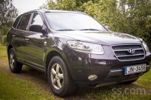 Sarkans Hyundai Santa Fe 2006 Ogre, ar dzinēja tilpumu 2.20 L un nobraukumu 181 tūkst. km par 4000 €, foto 4 vietnē AUTOMOTO.COM.LV