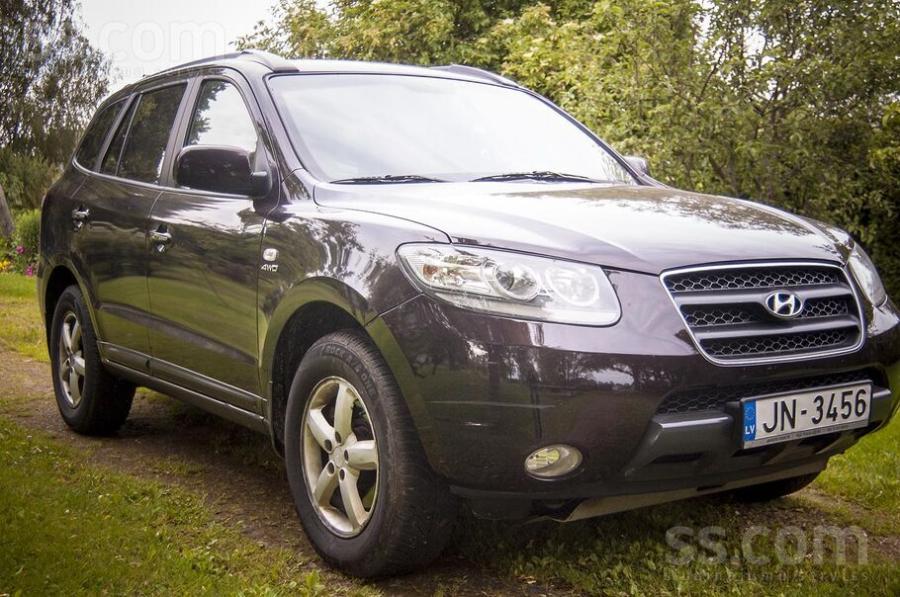 Sarkans Hyundai Santa Fe 2006 Ogre, ar dzinēja tilpumu 2.20 L un nobraukumu 181 tūkst. km par 4000 €, foto 4 vietnē AUTOMOTO.COM.LV