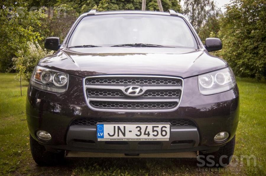 Sarkans Hyundai Santa Fe 2006 Ogre, ar dzinēja tilpumu 2.20 L un nobraukumu 181 tūkst. km par 4000 €, foto 5 vietnē AUTOMOTO.COM.LV