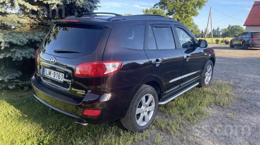 Sarkans Hyundai Santa Fe 2009 Dobele, ar dzinēja tilpumu 2.20 L un nobraukumu 295 tūkst. km par 3800 €, foto 5 vietnē AUTOMOTO.COM.LV