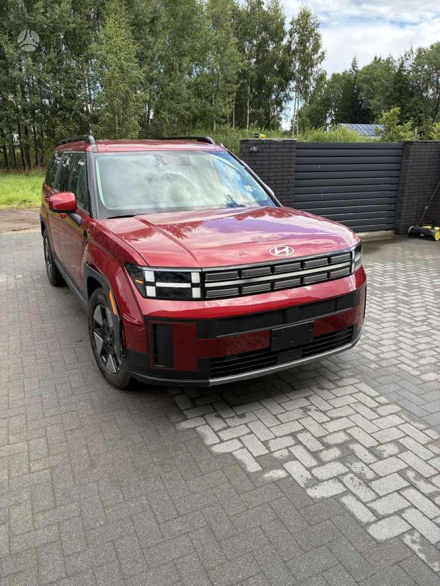 Sarkans Hyundai Santa Fe 2025 Plungė, ar dzinēja tilpumu 1.60 L un nobraukumu 7 tūkst. km par 16150 €, foto 3 vietnē AUTOMOTO.COM.LV