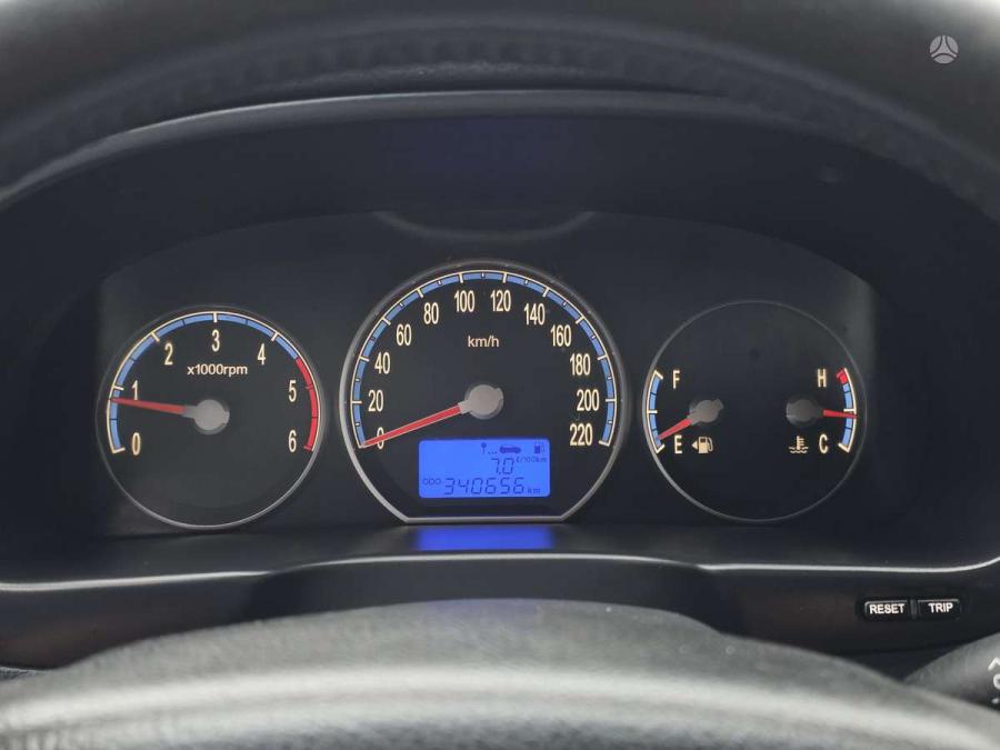 White Hyundai Santa Fe 2009 in Siauliai, with an engine capacity of 2.20 L and mileage of 340 thousand km for 2750 €, photo 14 on AUTOMOTO.COM.LV