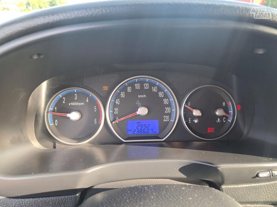 White Hyundai Santa Fe 2009 in Silute, with an engine capacity of 2.20 L and mileage of 238 thousand km for 3850 €, photo 18 on AUTOMOTO.COM.LV