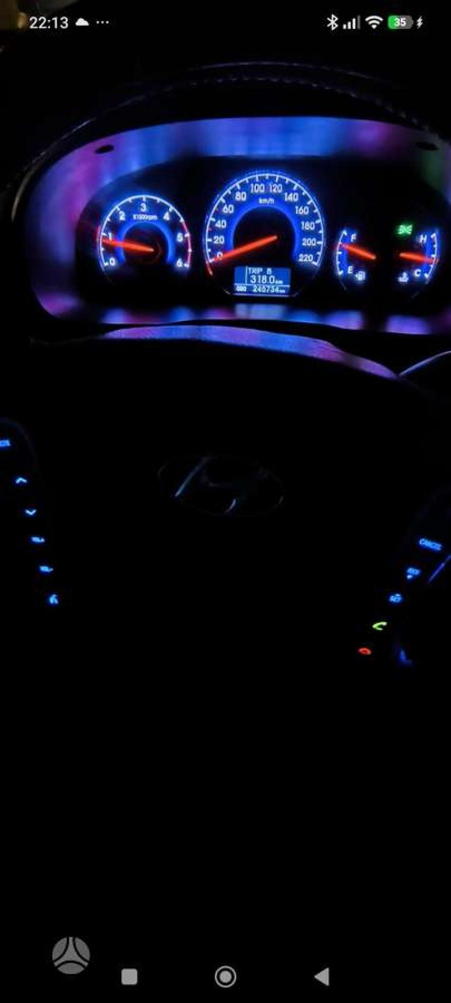 Balts Hyundai Santa Fe 2010 Šauļi, ar dzinēja tilpumu 2.20 L un nobraukumu 246 tūkst. km par 4100 €, foto 9 vietnē AUTOMOTO.COM.LV