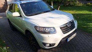 White Hyundai Santa Fe 2010 in Kaunas, with an engine capacity of 2.20 L and mileage of 125 thousand km for 5500 €, photo 7 on AUTOMOTO.COM.LV