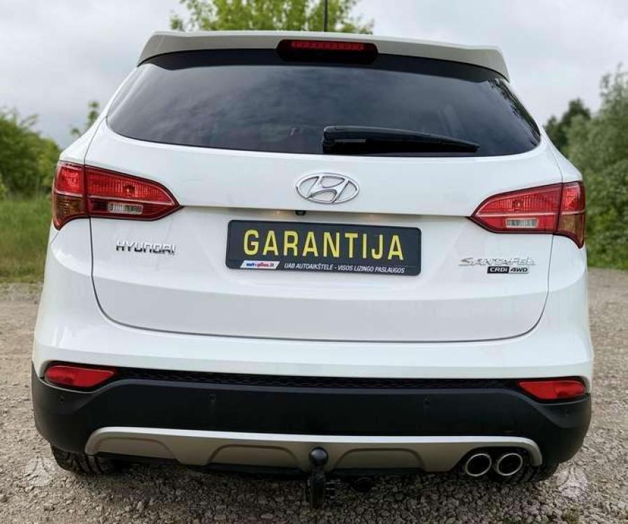 Balts Hyundai Santa Fe 2013 Šauļi, ar dzinēja tilpumu 2.20 L un nobraukumu 171 tūkst. km par 13450 €, foto 7 vietnē AUTOMOTO.COM.LV