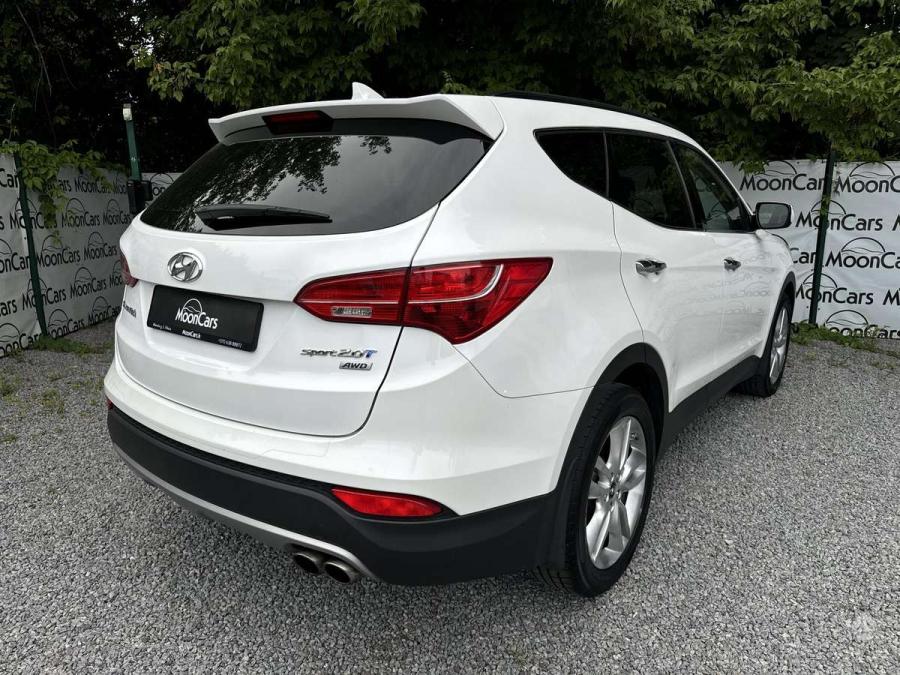 Balts Hyundai Santa Fe 2013 Viļņa, ar dzinēja tilpumu 2.00 L un nobraukumu 90 tūkst. km par 8000 €, foto 6 vietnē AUTOMOTO.COM.LV