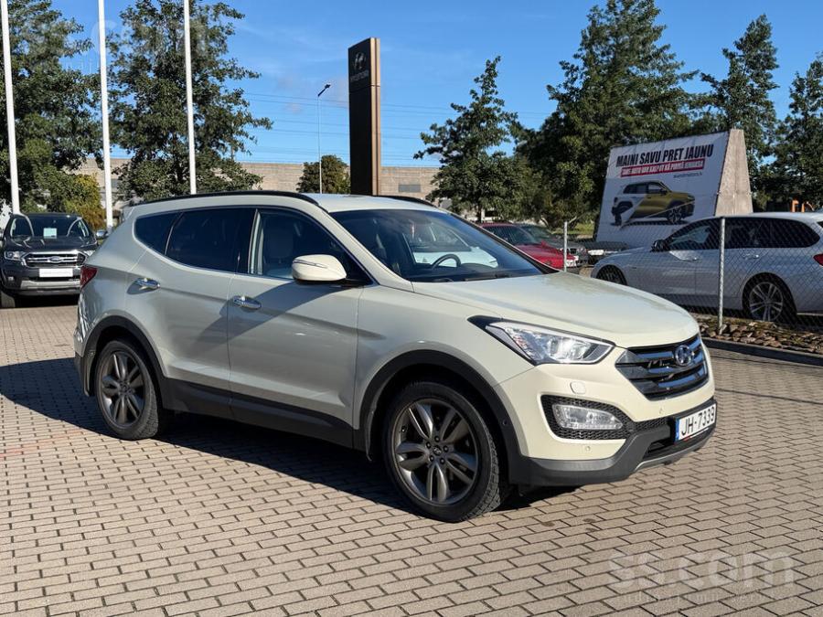 Balts Hyundai Santa Fe 2013 Liepāja, ar dzinēja tilpumu 2.20 L un nobraukumu 198 tūkst. km par 9400 €, foto 5 vietnē AUTOMOTO.COM.LV