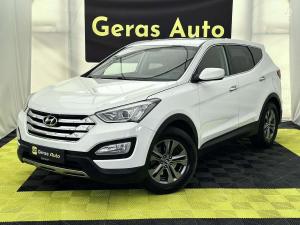 Balts Hyundai Santa Fe 2014 Viļņa, ar dzinēja tilpumu 2.40 L un nobraukumu 180 tūkst. km par 8350 €, foto  vietnē AUTOMOTO.COM.LV