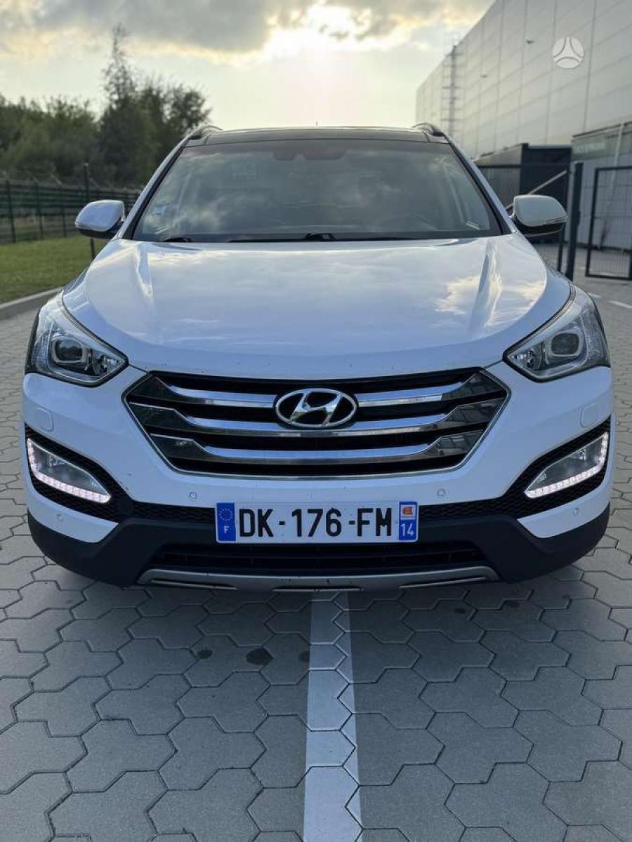 Balts Hyundai Santa Fe 2014 Viļņa, ar dzinēja tilpumu 2.20 L un nobraukumu 276 tūkst. km par 9100 €, foto 11 vietnē AUTOMOTO.COM.LV