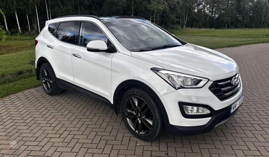 Balts Hyundai Santa Fe 2015 Utena, ar dzinēja tilpumu 2.20 L un nobraukumu 293 tūkst. km par 10300 €, foto 7 vietnē AUTOMOTO.COM.LV