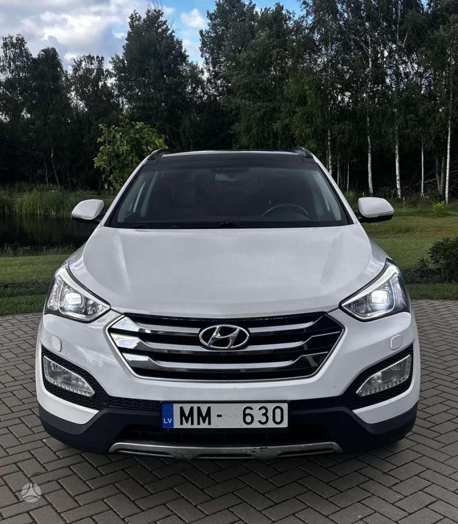 Balts Hyundai Santa Fe 2015 Utena, ar dzinēja tilpumu 2.20 L un nobraukumu 293 tūkst. km par 10300 €, foto 10 vietnē AUTOMOTO.COM.LV