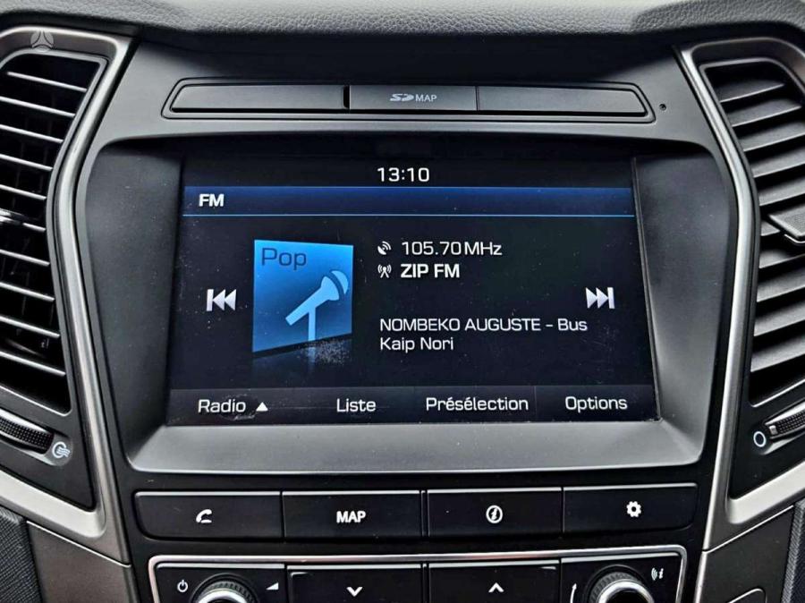 Balts Hyundai Santa Fe 2016 Tauragė, ar dzinēja tilpumu 2.20 L un nobraukumu 238 tūkst. km par 12300 €, foto 30 vietnē AUTOMOTO.COM.LV