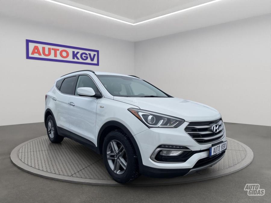 White Hyundai Santa Fe 2017 in Vilnius, with an engine capacity of 2.40 L and mileage of 88 thousand km for 13499 €, photo 6 on AUTOMOTO.COM.LV