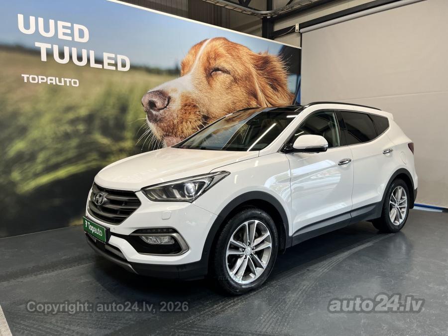 White Hyundai Santa Fe 2017 in Tallinn, with an engine capacity of 2.20 L and mileage of 195 thousand km for 16300 €, photo 1 on AUTOMOTO.COM.LV