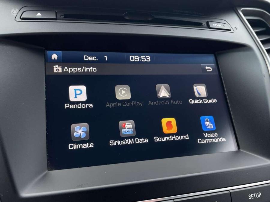 Balts Hyundai Santa Fe 2017 Viļņa, ar dzinēja tilpumu 2.40 L un nobraukumu 88 tūkst. km par 10999 €, foto 19 vietnē AUTOMOTO.COM.LV
