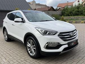 White Hyundai Santa Fe 2017 in Kedainiai, with an engine capacity of 2.20 L and mileage of 123 thousand km for 14750 €, photo 23 on AUTOMOTO.COM.LV