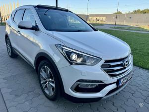 Balts Hyundai Santa Fe 2018 Kauņa, ar dzinēja tilpumu 2.20 L un nobraukumu 240 tūkst. km par 14900 €, foto 3 vietnē AUTOMOTO.COM.LV