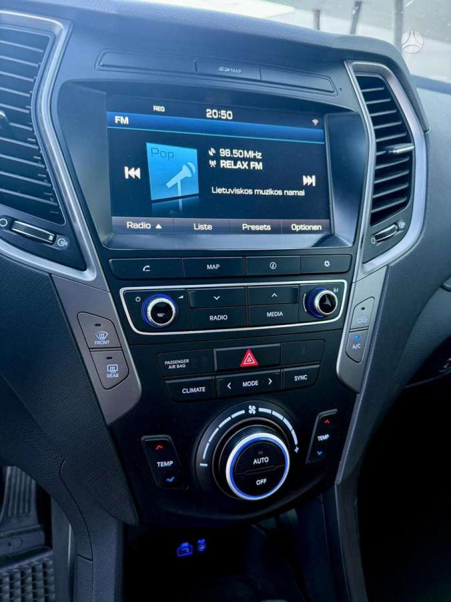 Balts Hyundai Santa Fe 2018 Kauņa, ar dzinēja tilpumu 2.20 L un nobraukumu 240 tūkst. km par 14900 €, foto 18 vietnē AUTOMOTO.COM.LV