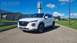 Balts Hyundai Santa Fe 2020 Rīga, ar dzinēja tilpumu 2.20 L un nobraukumu 126 tūkst. km par 22900 €, foto  vietnē AUTOMOTO.COM.LV
