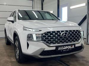 Balts Hyundai Santa Fe 2021 Viļņa, ar dzinēja tilpumu 2.15 L un nobraukumu 268 tūkst. km par 18500 €, foto  vietnē AUTOMOTO.COM.LV