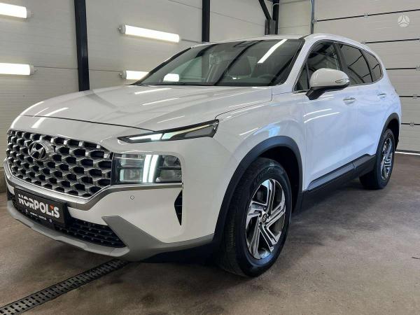 Balts Hyundai Santa Fe 2021 Viļņa, ar dzinēja tilpumu 2.15 L un nobraukumu 268 tūkst. km par 18500 €, foto 5 vietnē AUTOMOTO.COM.LV