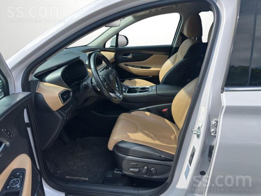 Balts Hyundai Santa Fe 2021 Rīga, ar dzinēja tilpumu 2.20 L un nobraukumu 152 tūkst. km par 23990 €, foto 10 vietnē AUTOMOTO.COM.LV