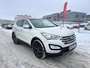 Yellow Hyundai Santa Fe 2016 in Panevezys, with an engine capacity of 2.20 L and mileage of 157 thousand km for 11200 €, photo  on AUTOMOTO.COM.LV