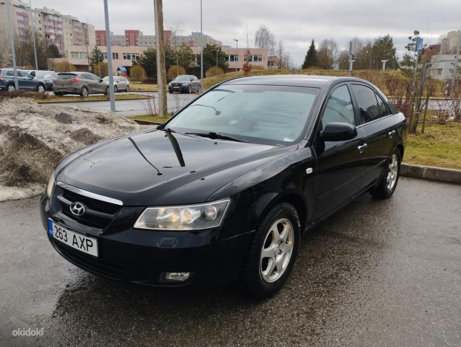Melns Hyundai Sonata 2006 Tallina, ar dzinēja tilpumu 2.40 L un nobraukumu 179 tūkst. km par 2199 €, foto 12 vietnē AUTOMOTO.COM.LV