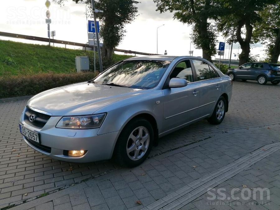 Grey Hyundai Sonata 2008 in Daugavpils, with an engine capacity of 2.00 L and mileage of 0 thousand km for 2150 €, photo 10 on AUTOMOTO.COM.LV