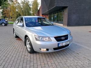 Grey Hyundai Sonata 2008 in Daugavpils, with an engine capacity of 2.00 L and mileage of 0 thousand km for 2150 €, photo 12 on AUTOMOTO.COM.LV