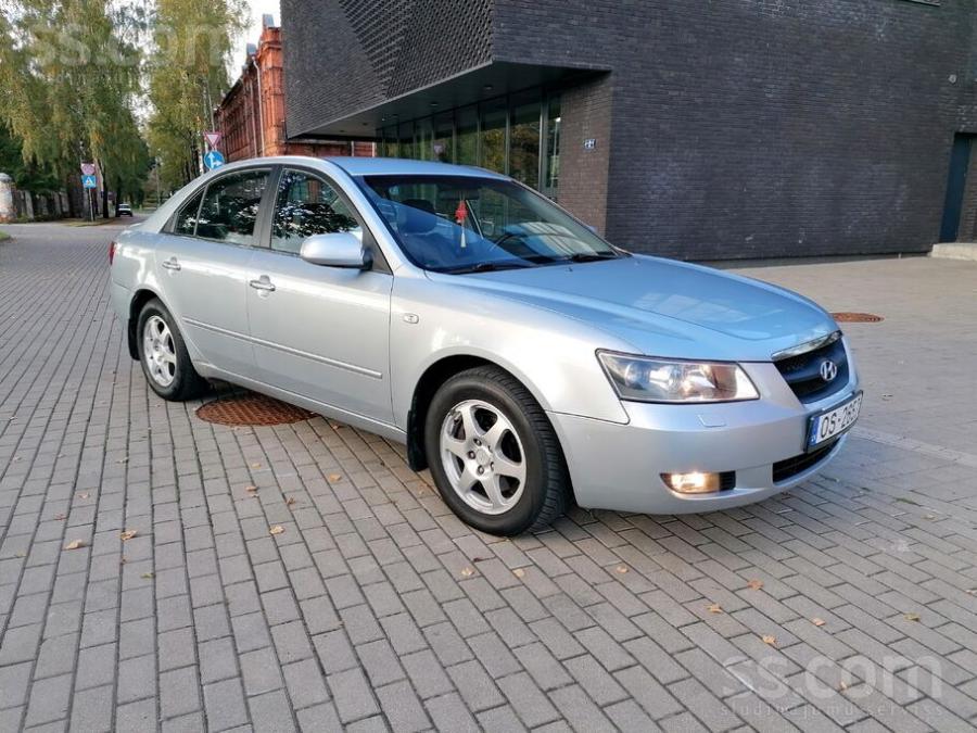 Grey Hyundai Sonata 2008 in Daugavpils, with an engine capacity of 2.00 L and mileage of 0 thousand km for 2150 €, photo 13 on AUTOMOTO.COM.LV