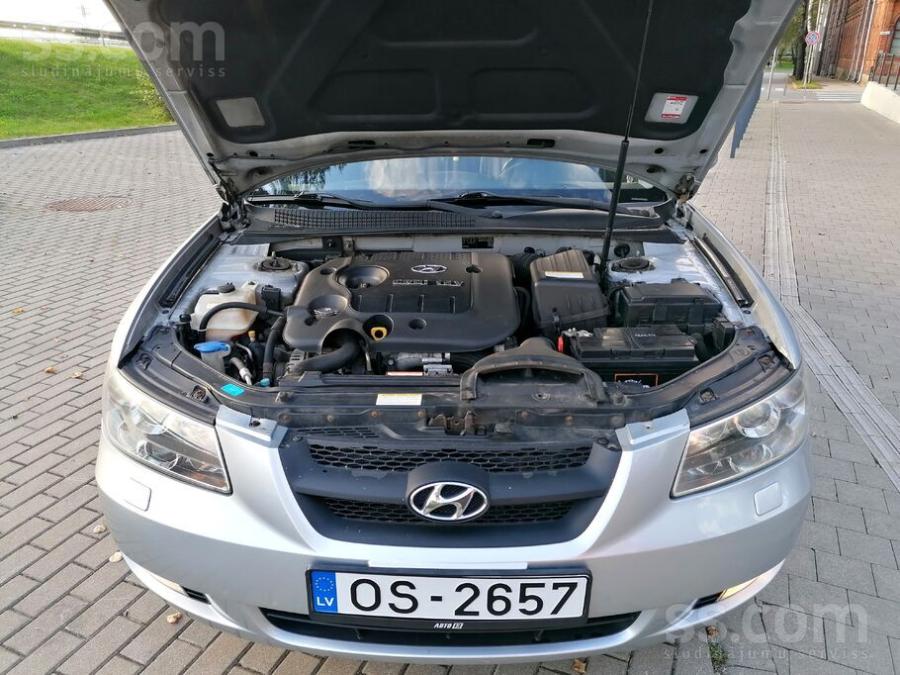 Grey Hyundai Sonata 2008 in Daugavpils, with an engine capacity of 2.00 L and mileage of 0 thousand km for 2150 €, photo 31 on AUTOMOTO.COM.LV