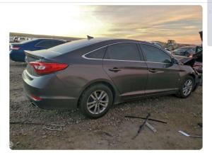 Grey Hyundai Sonata 2017 in Siauliai, with an engine capacity of 2.40 L and mileage of 160 thousand km for 4700 €, photo 2 on AUTOMOTO.COM.LV