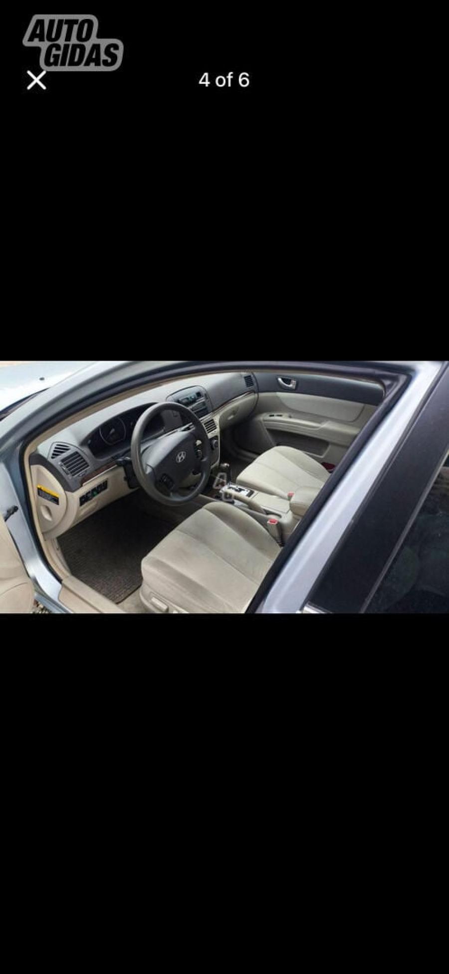 Hyundai Sonata 2008 Joniškis, ar dzinēja tilpumu 2.40 L un nobraukumu 323 tūkst. km par 850 €, foto 3 vietnē AUTOMOTO.COM.LV
