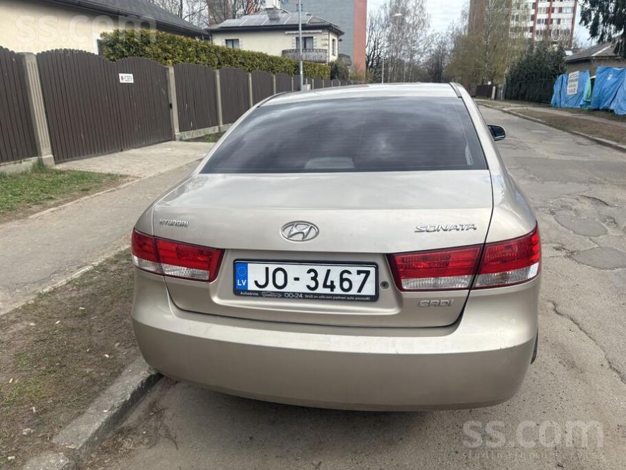 Dzeltens Hyundai Sonata 2007 Rīga, ar dzinēja tilpumu 2.00 L un nobraukumu 327 tūkst. km par 1100 €, foto 6 vietnē AUTOMOTO.COM.LV