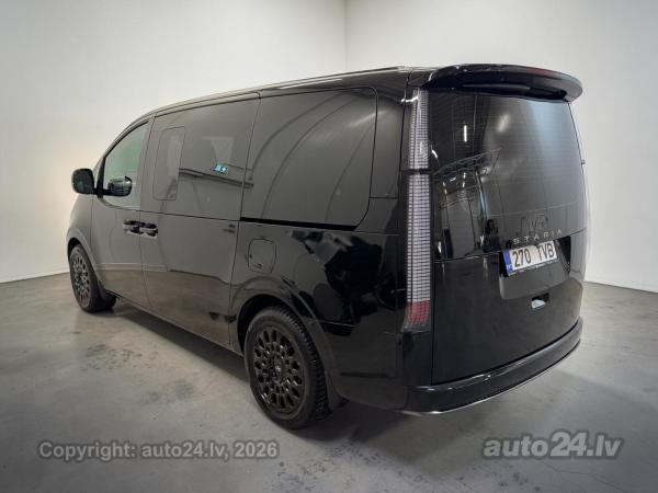 Black Hyundai Staria 2025 in Tallinn, with an engine capacity of 1.60 L and mileage of 24 thousand km for 53990 €, photo 8 on AUTOMOTO.COM.LV
