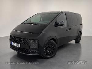 Black Hyundai Staria 2025 in Tallinn, with an engine capacity of 1.60 L and mileage of 24 thousand km for 53990 €, photo  on AUTOMOTO.COM.LV