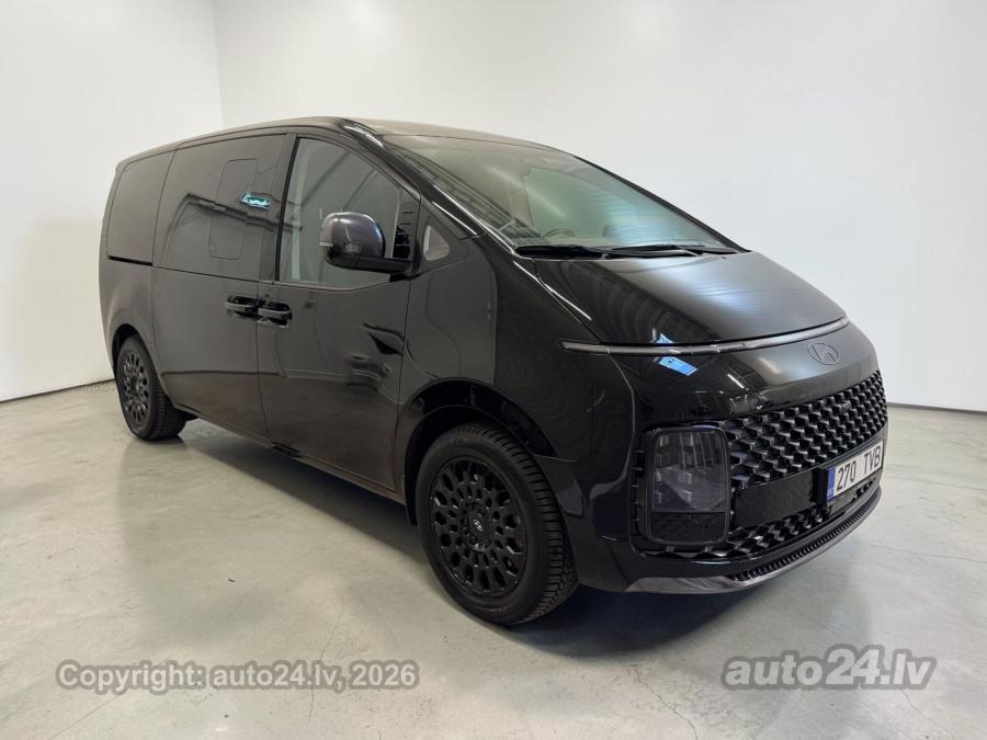 Black Hyundai Staria 2025 in Tallinn, with an engine capacity of 1.60 L and mileage of 24 thousand km for 53990 €, photo 5 on AUTOMOTO.COM.LV