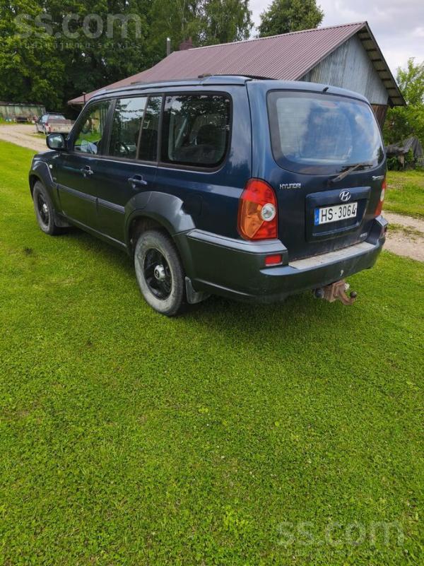 Синий Хендай Терракан 2002 в Добеле, объемом двигателя 2.90 л и пробегом 237 тыс. км за 1800 €, фото 5 на AUTOMOTO.COM.LV